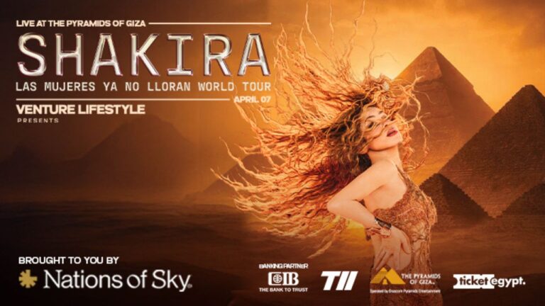Shakira Live at the Pyramids of Giza 2026 - Cairo Spots
